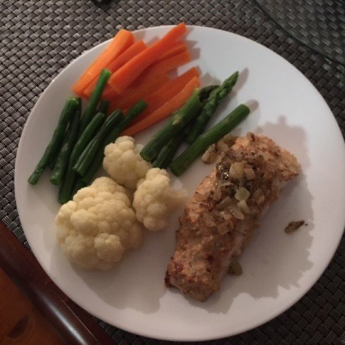 Fish with Macadamia Nut Stuffing (any nuts) - The Blood Sugar Diet by ...