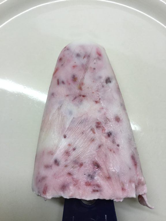 Raspberry Ripple Ice Lolly - The Blood Sugar Diet by Michael Mosley
